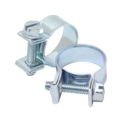 135pc Mini Hose Cable Clamps Set Jubilee Iron Zinc Plating Fuel Line ...